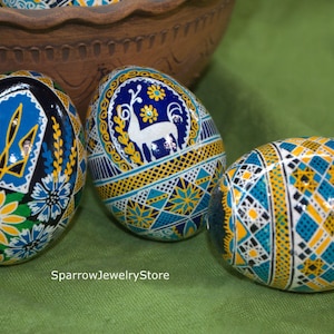 Traditional Ukrainian Pysanka Real Ukraine Souvenir Easter Eggs Hand ...