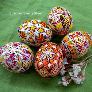 Traditional Ukrainian Pysanka Chicken High Quality Easter Egg Real ...