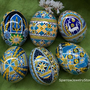 Traditional Ukrainian Pysanka Real Ukraine Souvenir Easter Eggs Hand ...