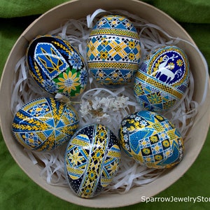 Traditional Ukrainian Pysanka Real Ukraine Souvenir Easter Eggs Hand ...