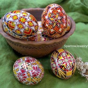 Traditional Ukrainian Pysanka Chicken High Quality Easter Egg Real ...