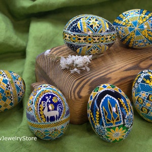 Traditional Ukrainian Pysanka Real Ukraine Souvenir Easter Eggs Hand ...