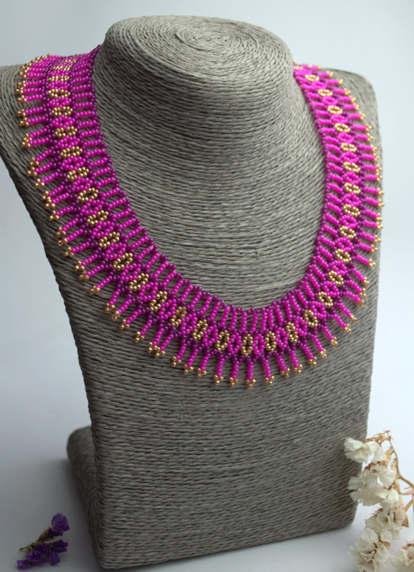 Collar tribal americano nativo Collar de cuentas de semillas - Etsy España