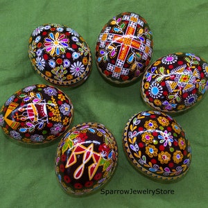 Easter Ornaments Ukrainian Easter Eggs Pysanky Traditional Ukrainian ...