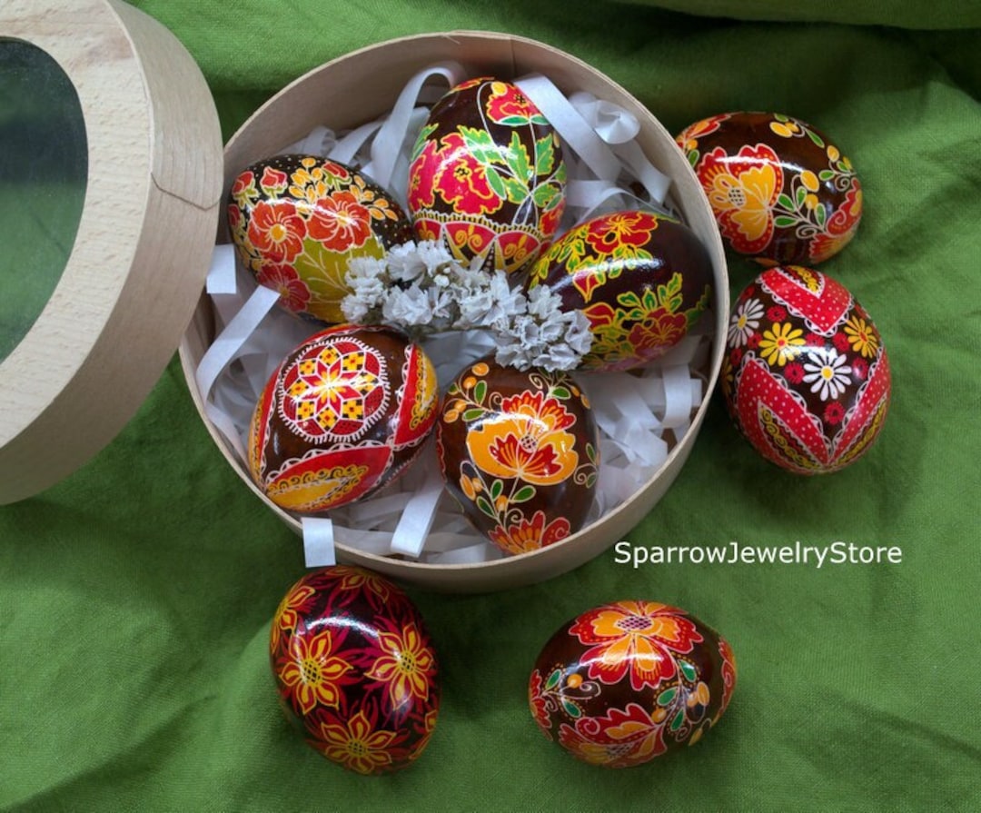 Real Ukrainian Easter Eggs Pysanky Hand Made Easter Eggs Traditional ...