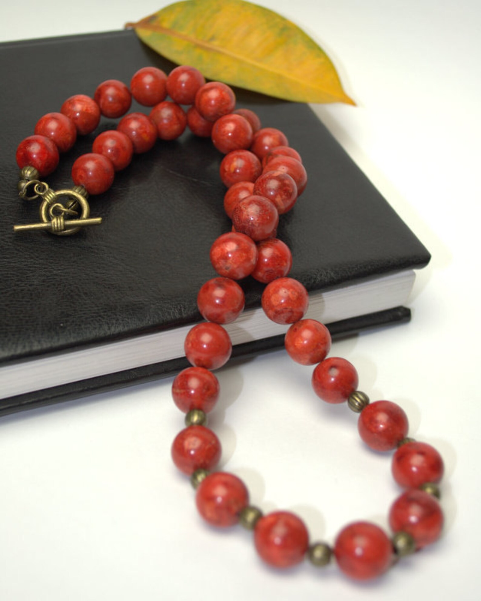 Natural Red Coral Necklace Real Coral Jewelry Ukrainian Corals - Etsy