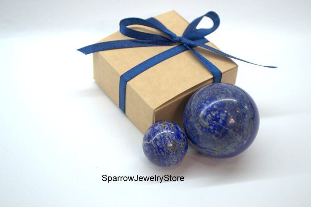 Genuine Lapis Lazuli Crystal Sphere Ball Polished Lapis Gemstone Sphere ...