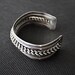 NORTH AFRICAN SILVER Bangle With Plaited Rope Design, Cuff / Bracelet ...