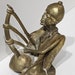 African Dogon Musician. Bronze Figure. - Etsy