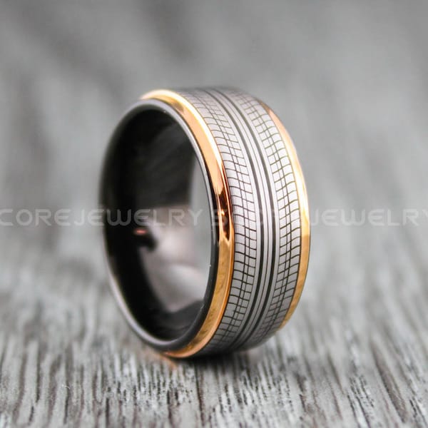 Tire Tread Ring - Etsy