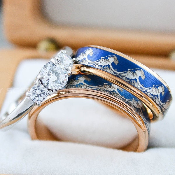 Ocean Wave Ring - Etsy