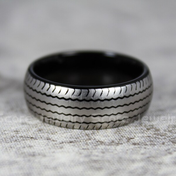Tire Tread Ring - Etsy