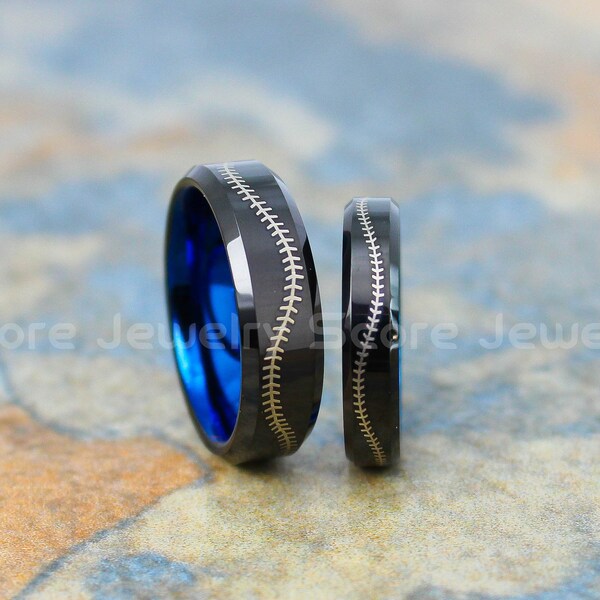 Stitch Couple Rings - Etsy