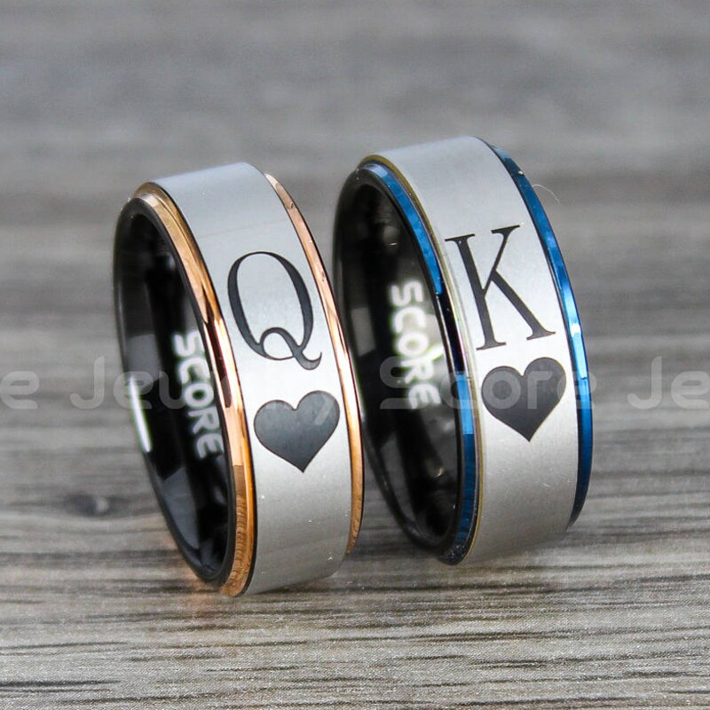 King Queen Tungsten Ring - Etsy