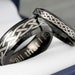 Celtic Knot Rings Couple Rings Set 3 Piece Couple Set 8mm & - Etsy