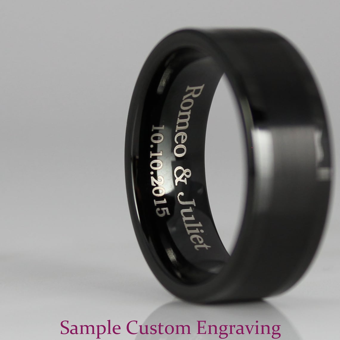 Tractor Ring, Farmer Ring, Rancher Ring, Black Tungsten Band, Livestock ...