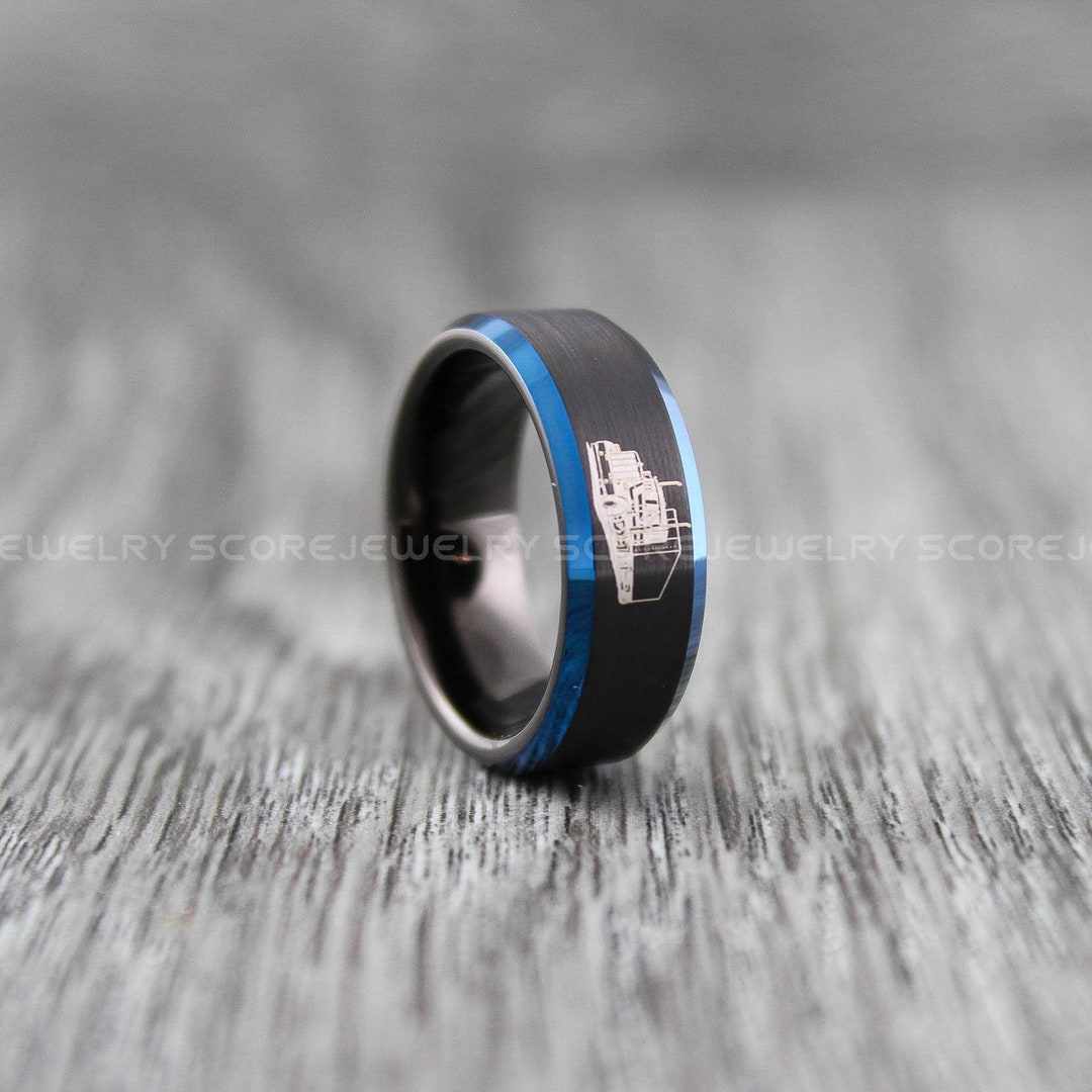 Truck Ring, Truck Driver Ring, Trucker Ring, Trucker Life Ring, Truck ...