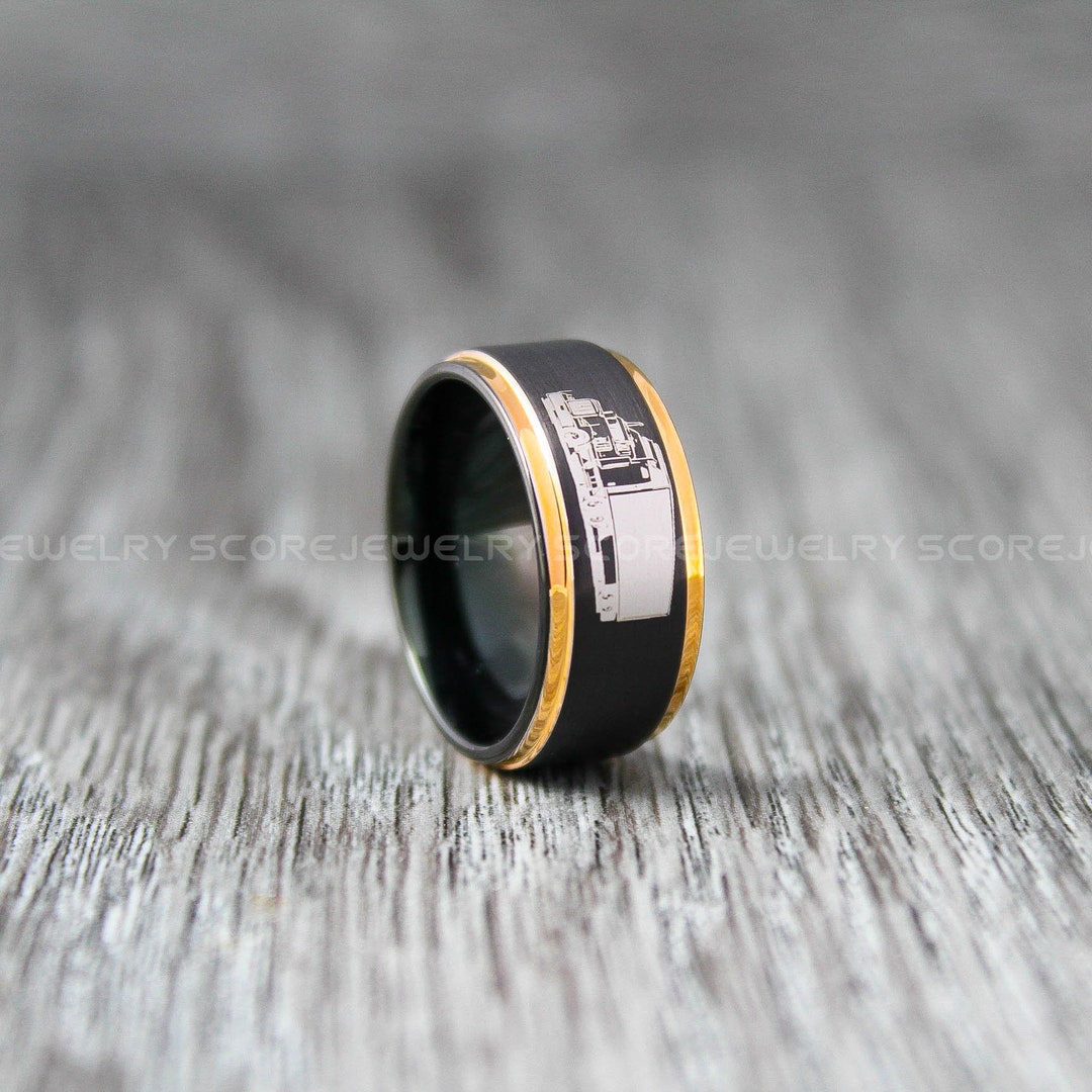 Truck Ring, Truck Driver Ring, Trucker Ring, Trucker Life Ring, Truck ...