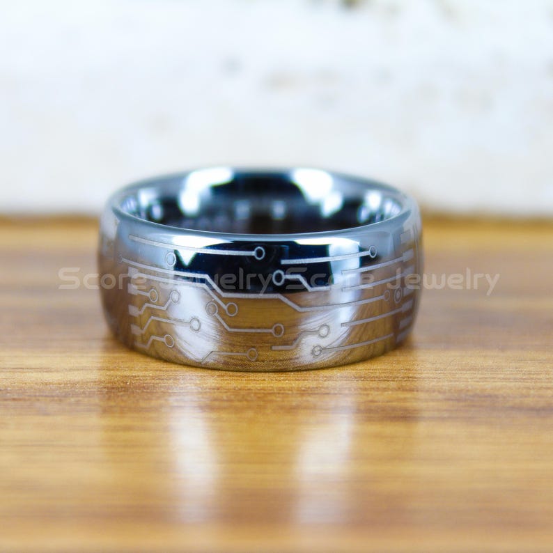 Circuit Board Ring Engineer Ring Science Ring Physics Ring - Etsy