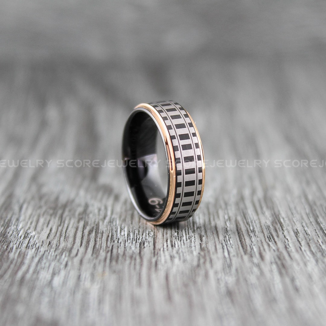 Railroad Ring, Railroad Wedding Band, Train Tracks Ring, Train Tracks ...