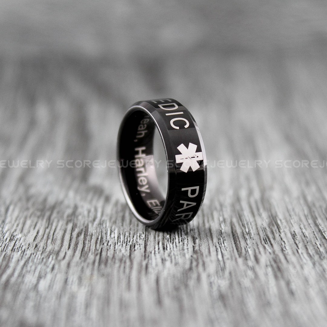 Medic Ring, Paramedic Ring, First Responder Ring, Medic Jewelry, EMT ...