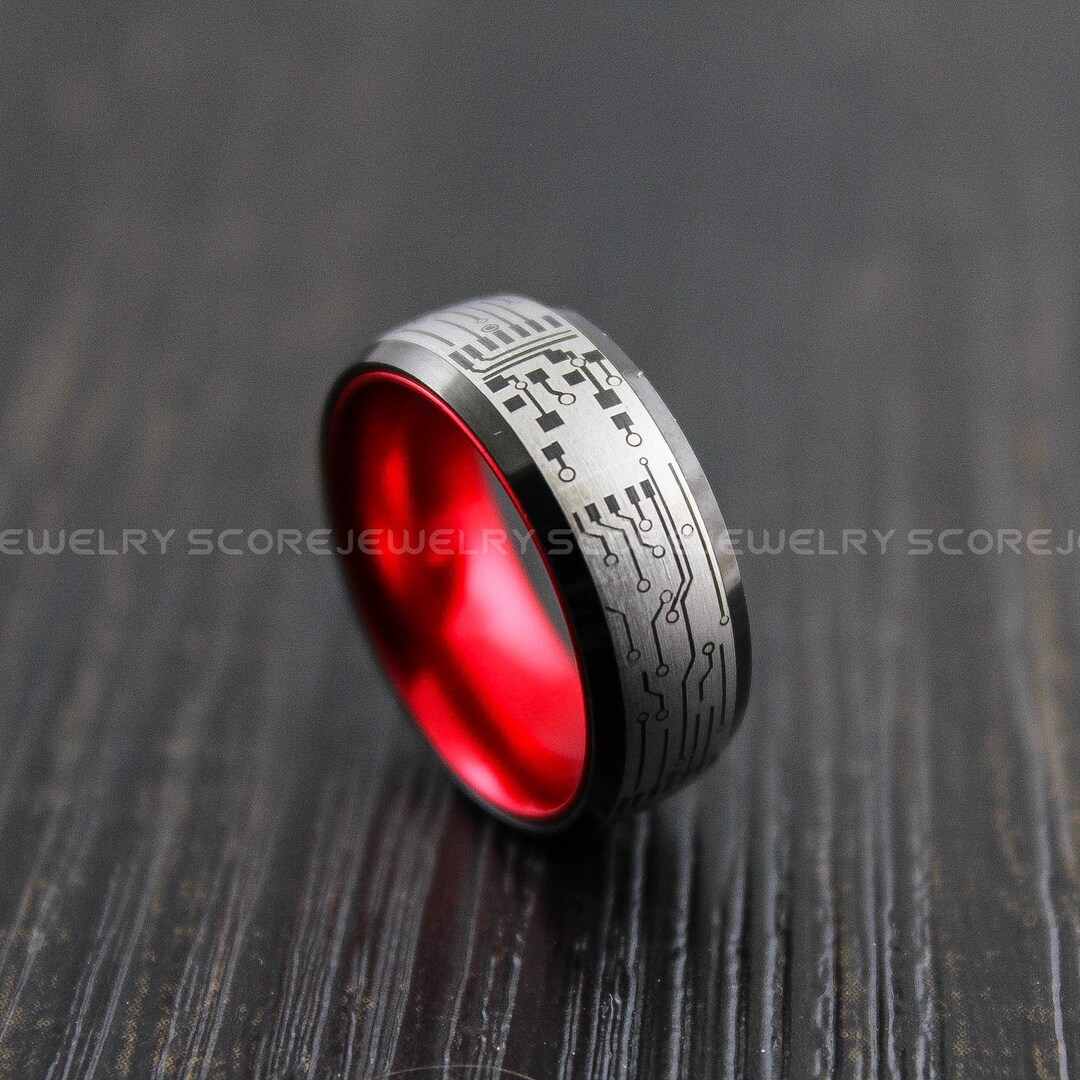 Circuit Board Ring, Engineer Ring, Science Ring, Physics Ring, Teacher ...