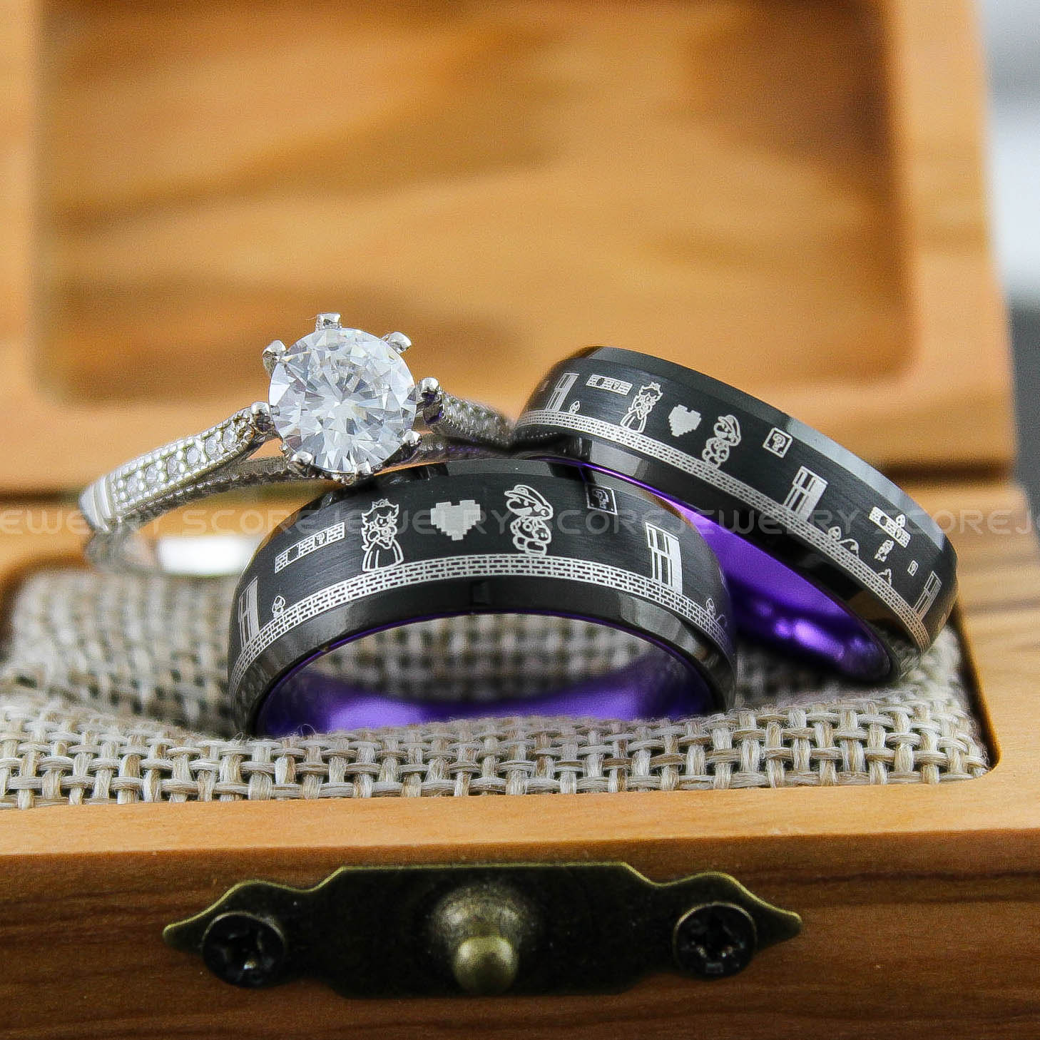 Gamer Wedding Rings