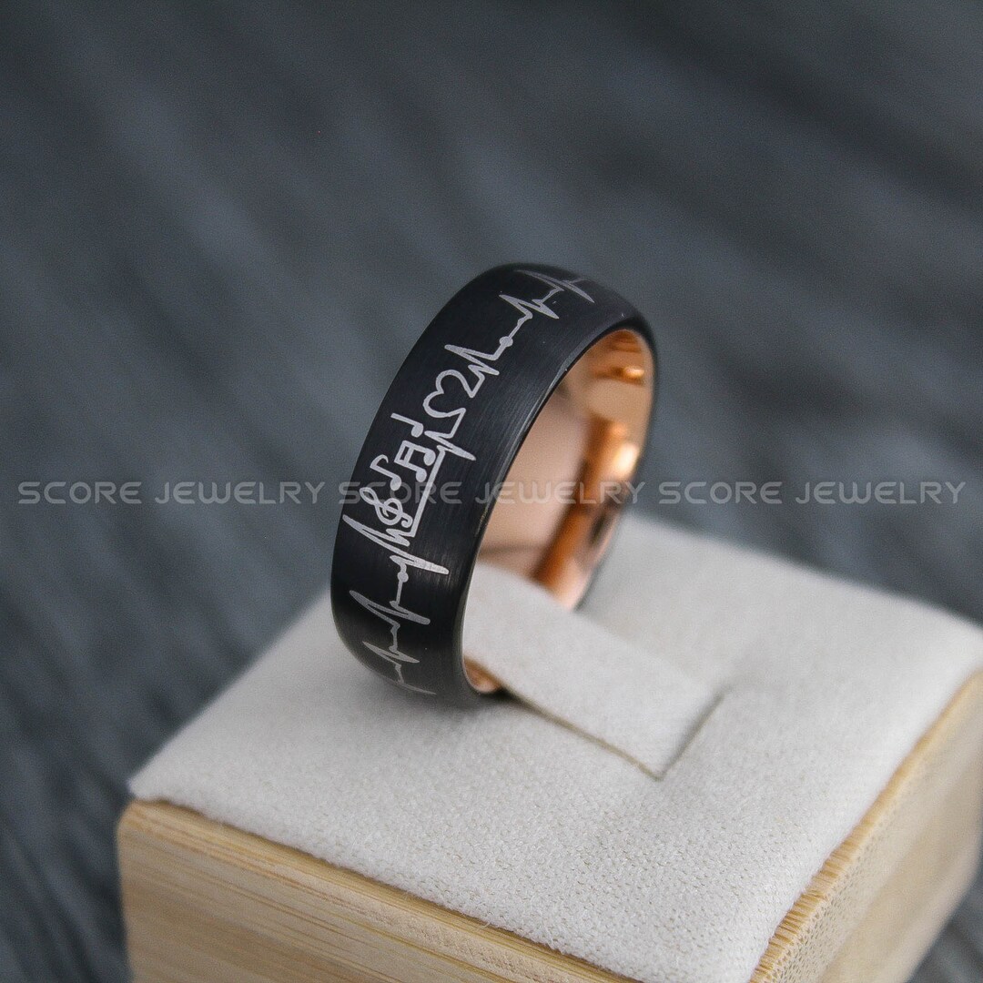 Music, Ring, Music Notes Ring, Music Wedding Ring, Piano Ring, Guitar ...