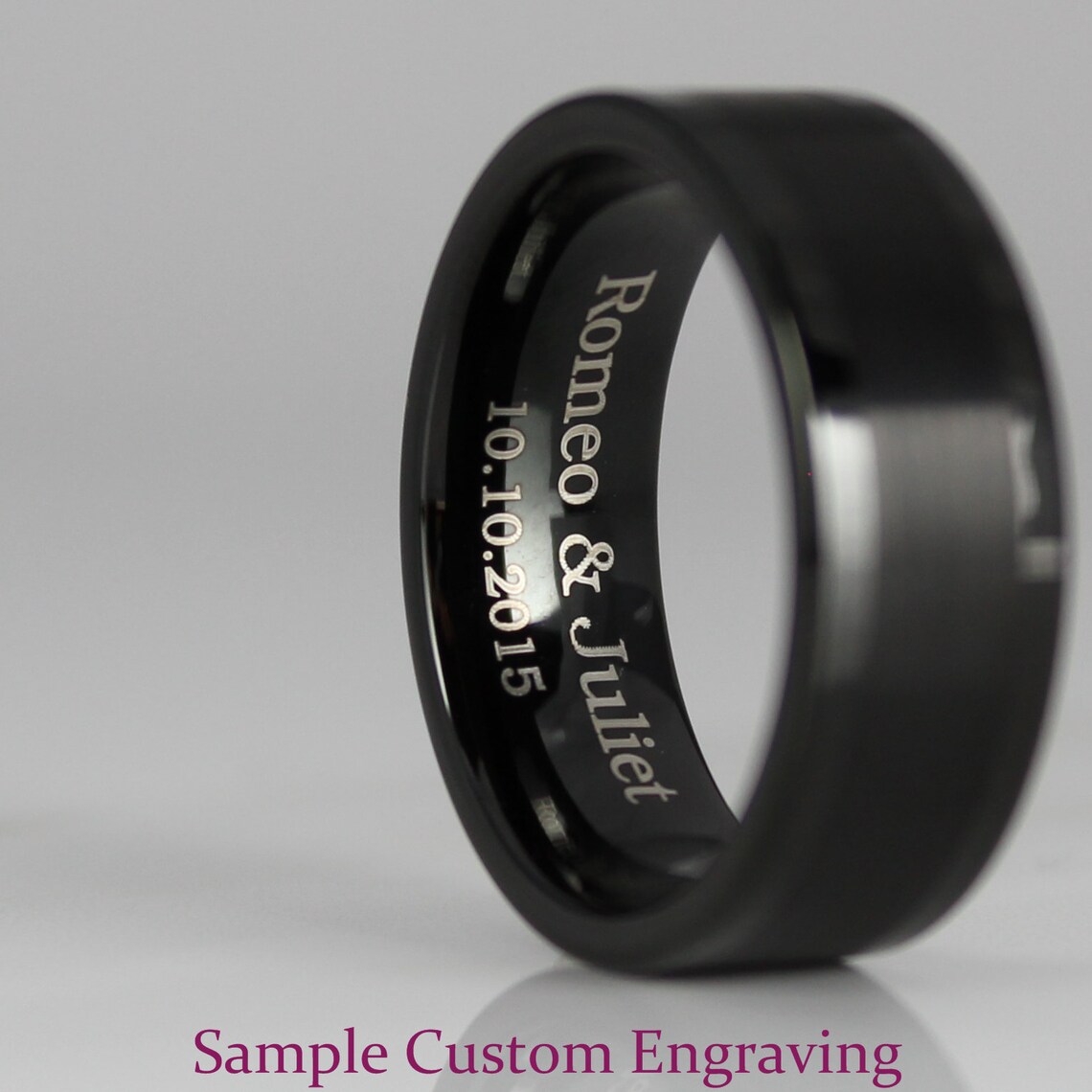 Mustang Ring, Mustang Horse Ring, Equestrian Jewelry, 6mm Black ...