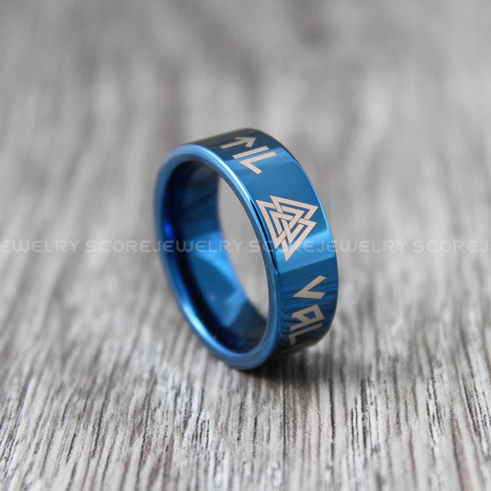 Til Valhalla Ring Til Valhalla Jewelry Viking Ring Blue - Etsy