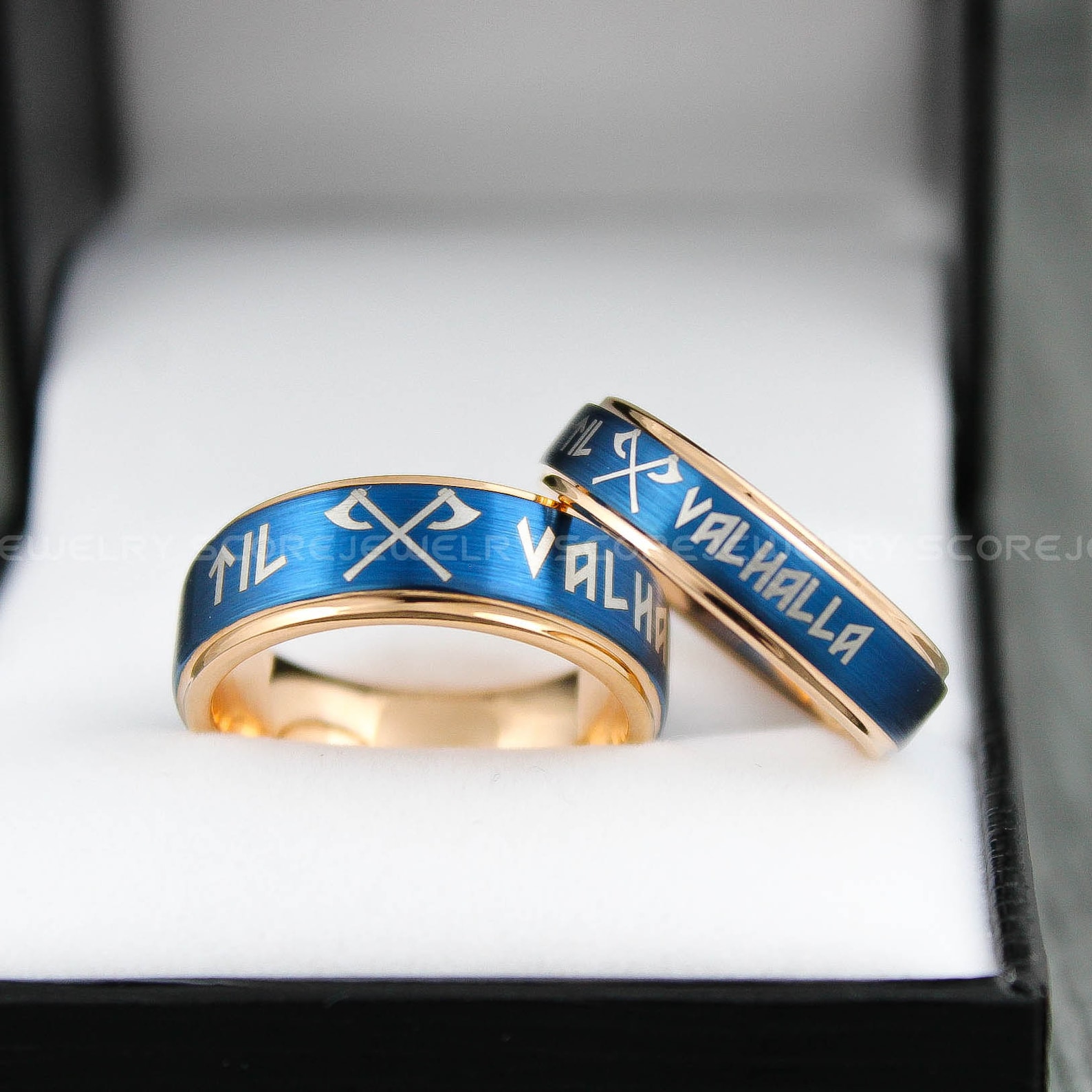 Til Valhalla Rings Til Valhalla Jewelry Viking Rings Couple - Etsy