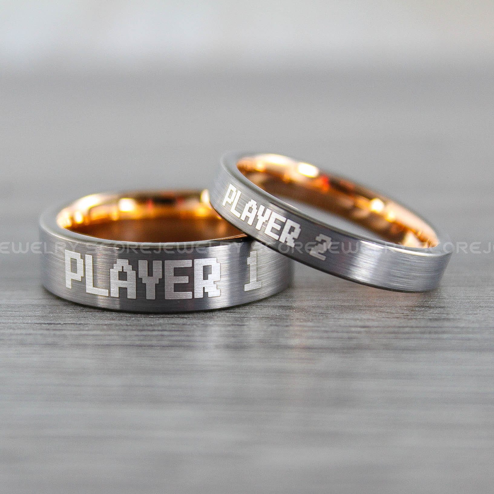 Gamer Wedding Rings