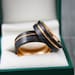 Black Wedding Ring Black Wedding Bands 2 Piece Couple Set - Etsy