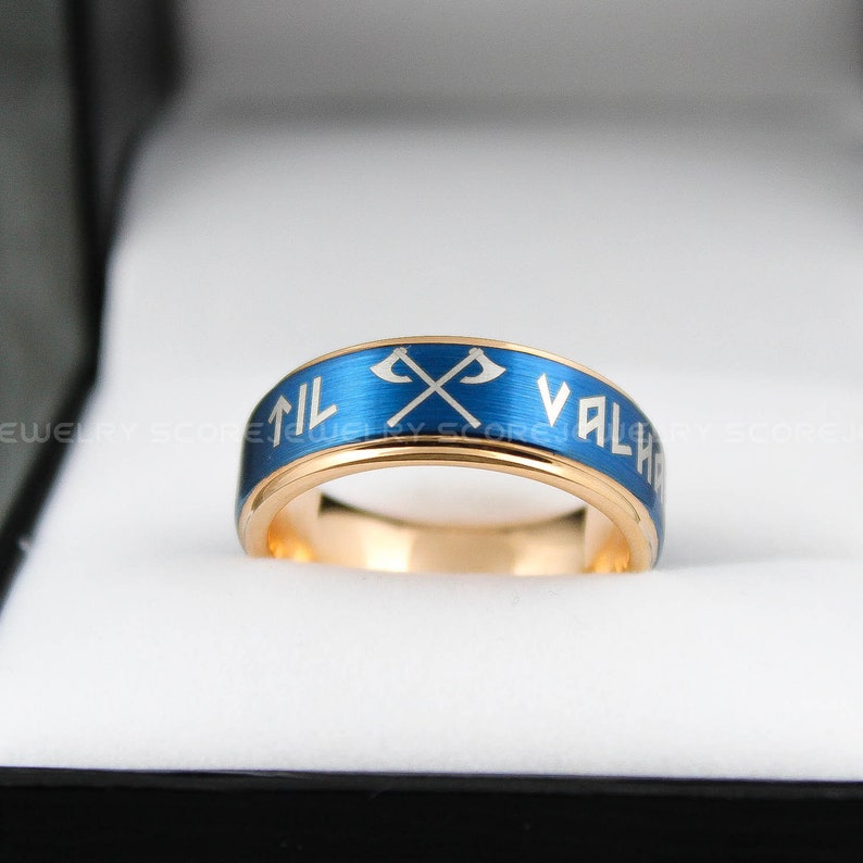 Til Valhalla Rings Til Valhalla Jewelry Viking Rings Couple - Etsy