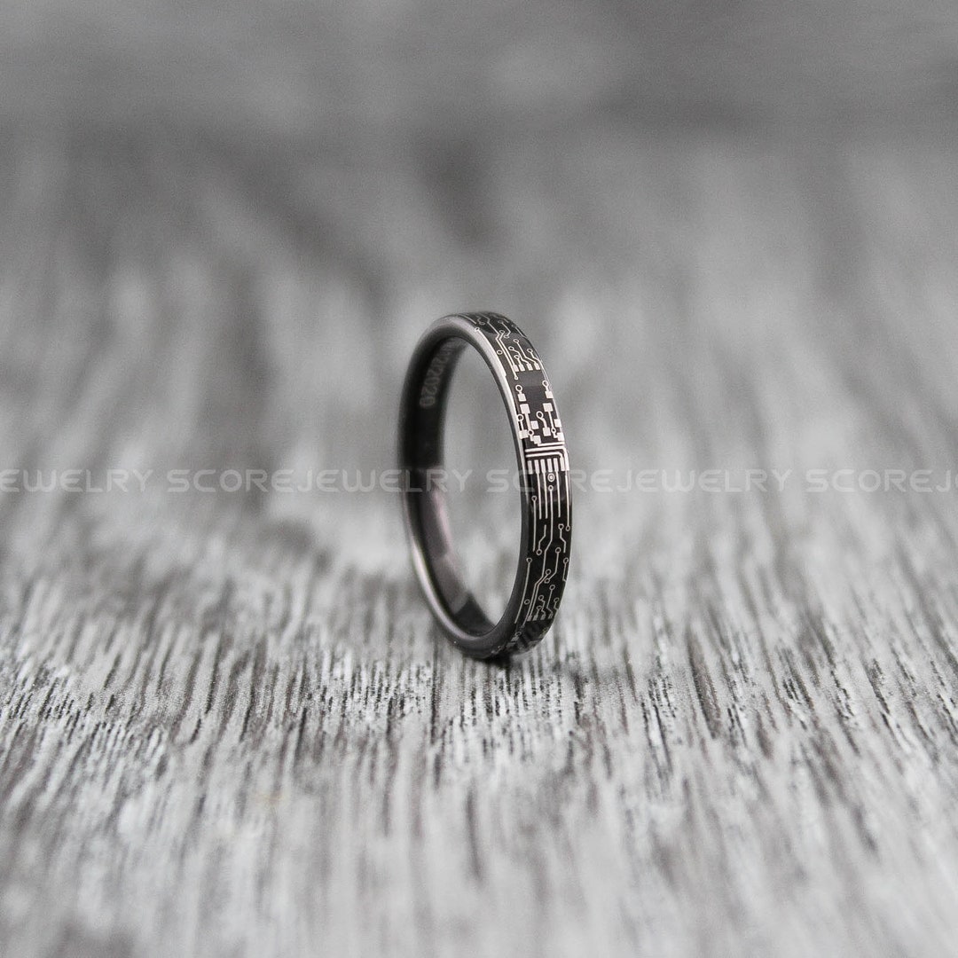 Circuit Board Ring, Engineer Ring, Science Ring, Physics Ring, Teacher ...