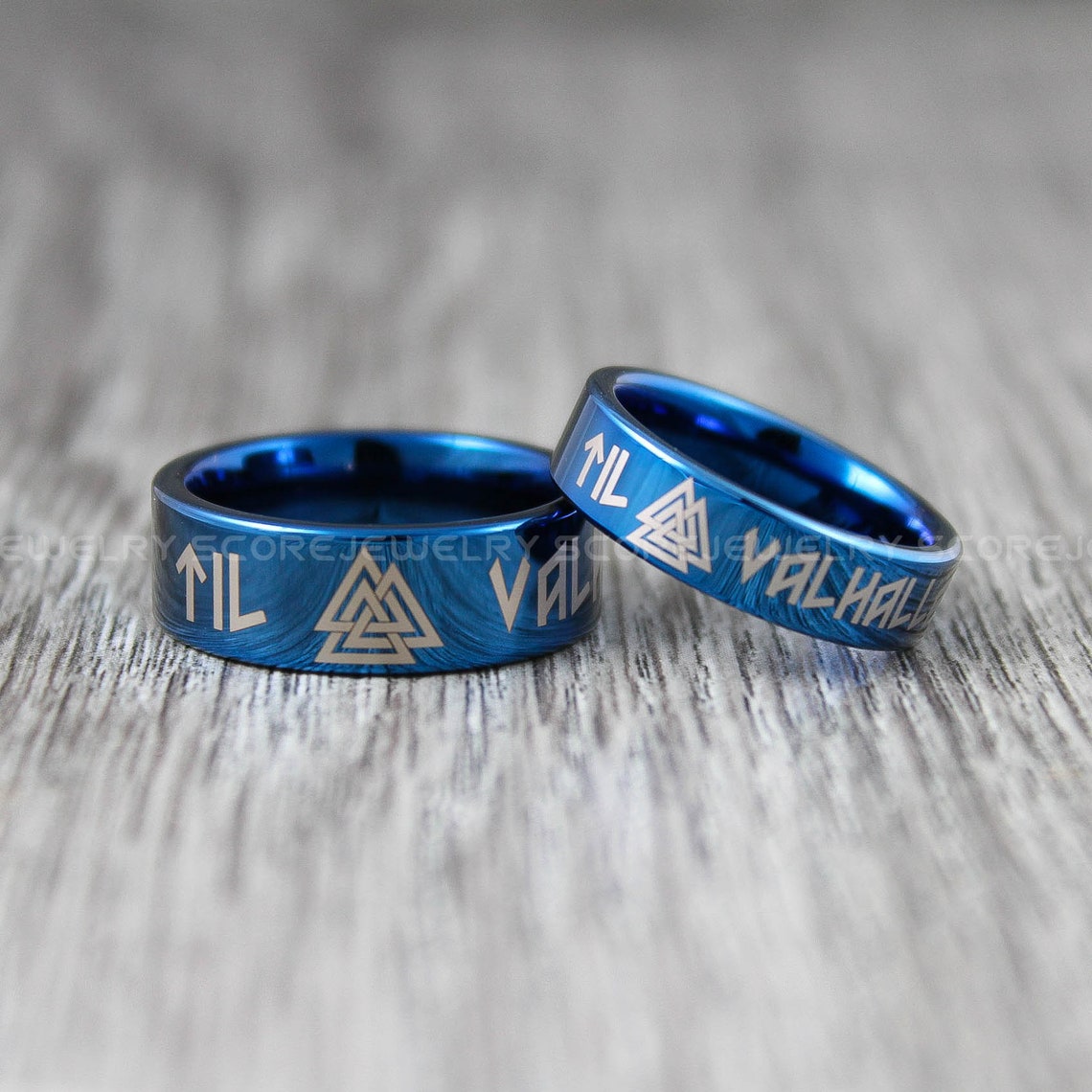 Til Valhalla Ring Til Valhalla Jewelry Viking Ring Blue - Etsy