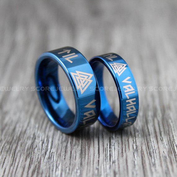 Til Valhalla Ring Til Valhalla Jewelry Viking Ring Blue - Etsy