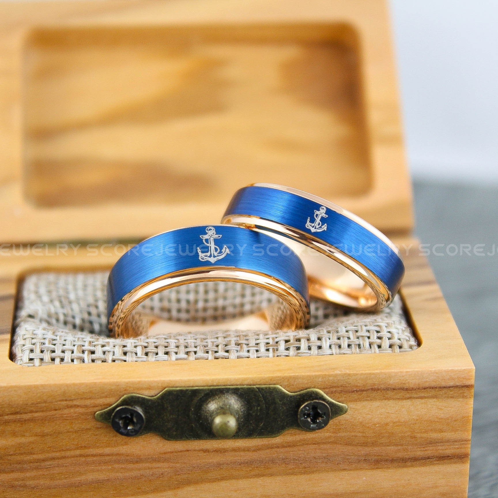 Men Wedding Ring Nautical - Etsy
