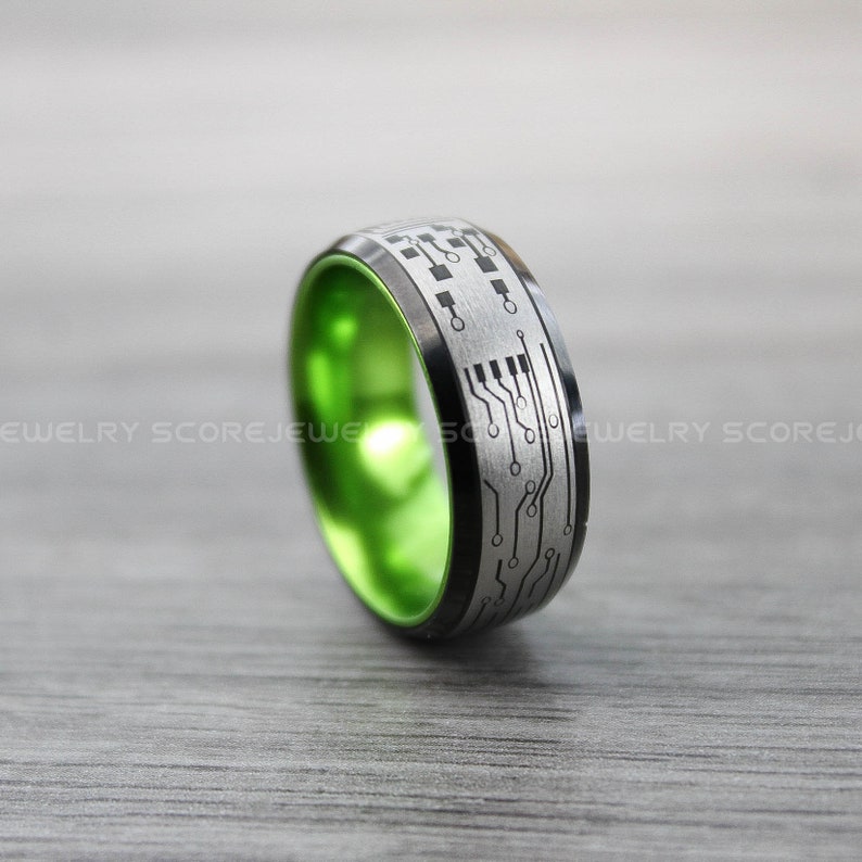 Circuit Board Ring Engineer Ring Science Ring Physics Ring - Etsy