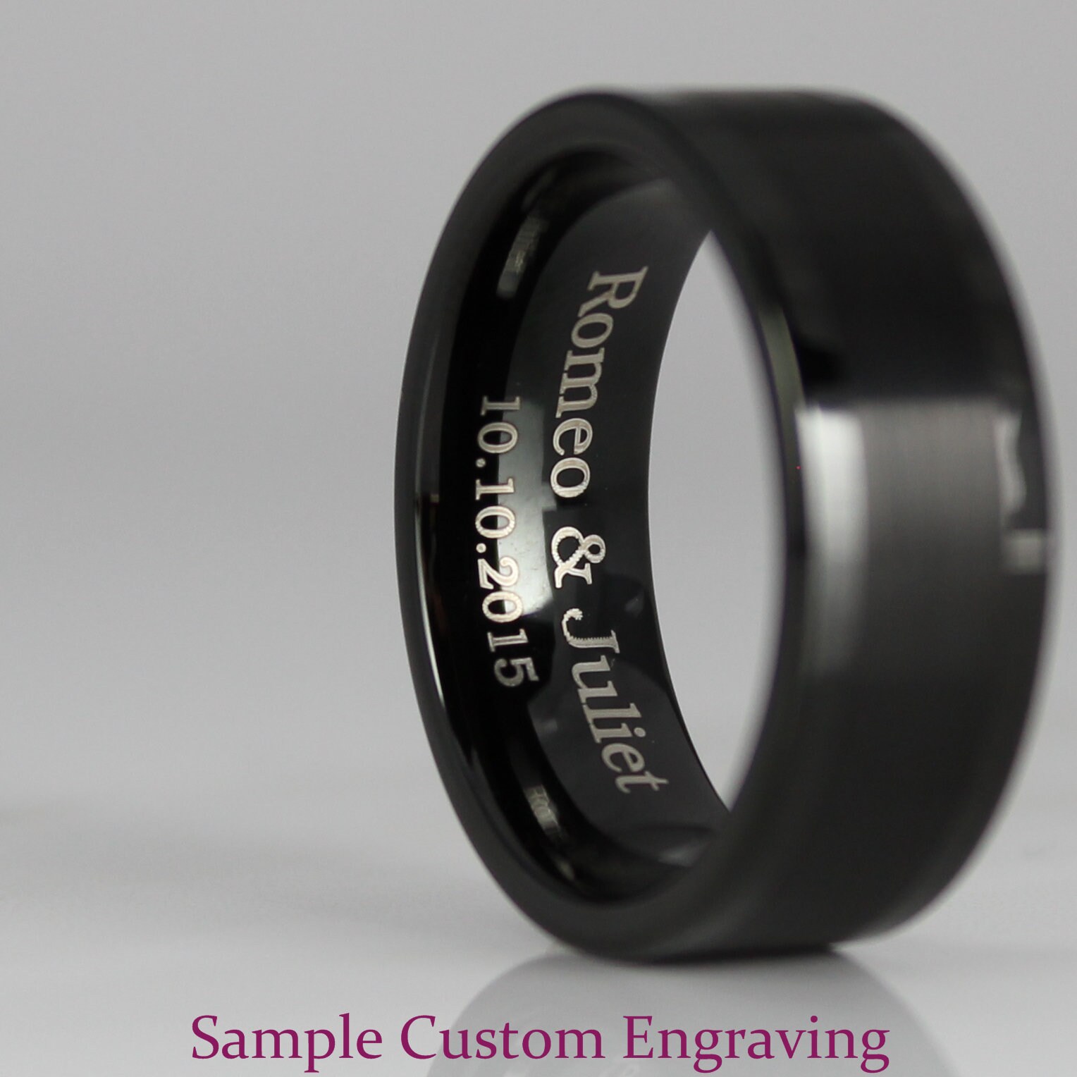 Turkey Ring, Wild Turkey Ring, Turkey Hunting Ring, 8mm Black Tungsten ...
