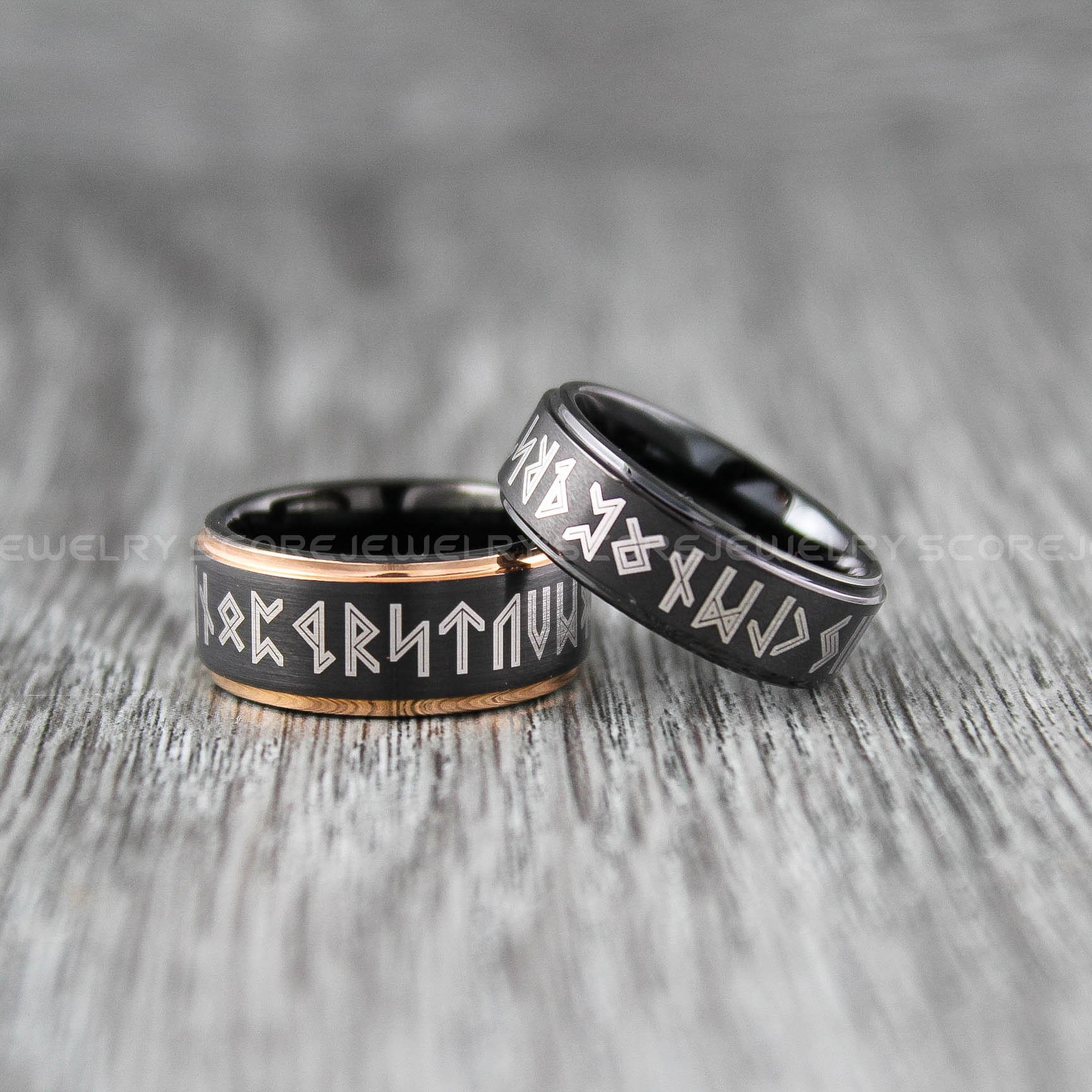 Viking Ring Couple Set Nordic Ring Norsemen Ring Nordic | Etsy