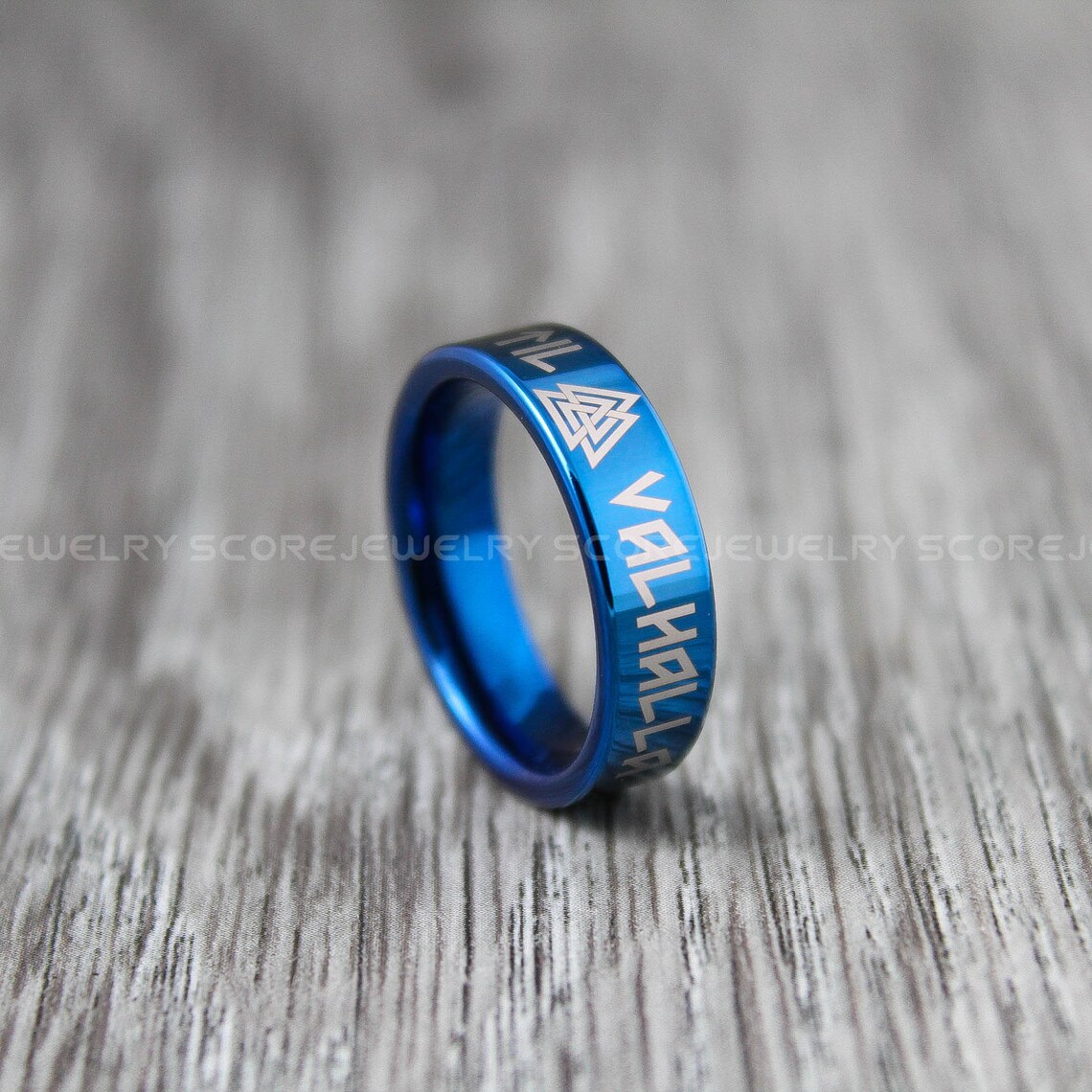 Til Valhalla Ring Til Valhalla Jewelry Viking Ring Blue - Etsy