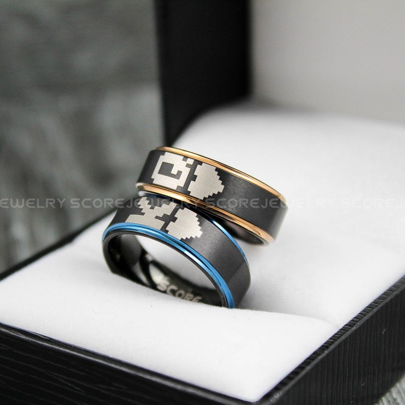 King and Queen Rings King Queen Wedding Rings 2 Piece Couple - Etsy