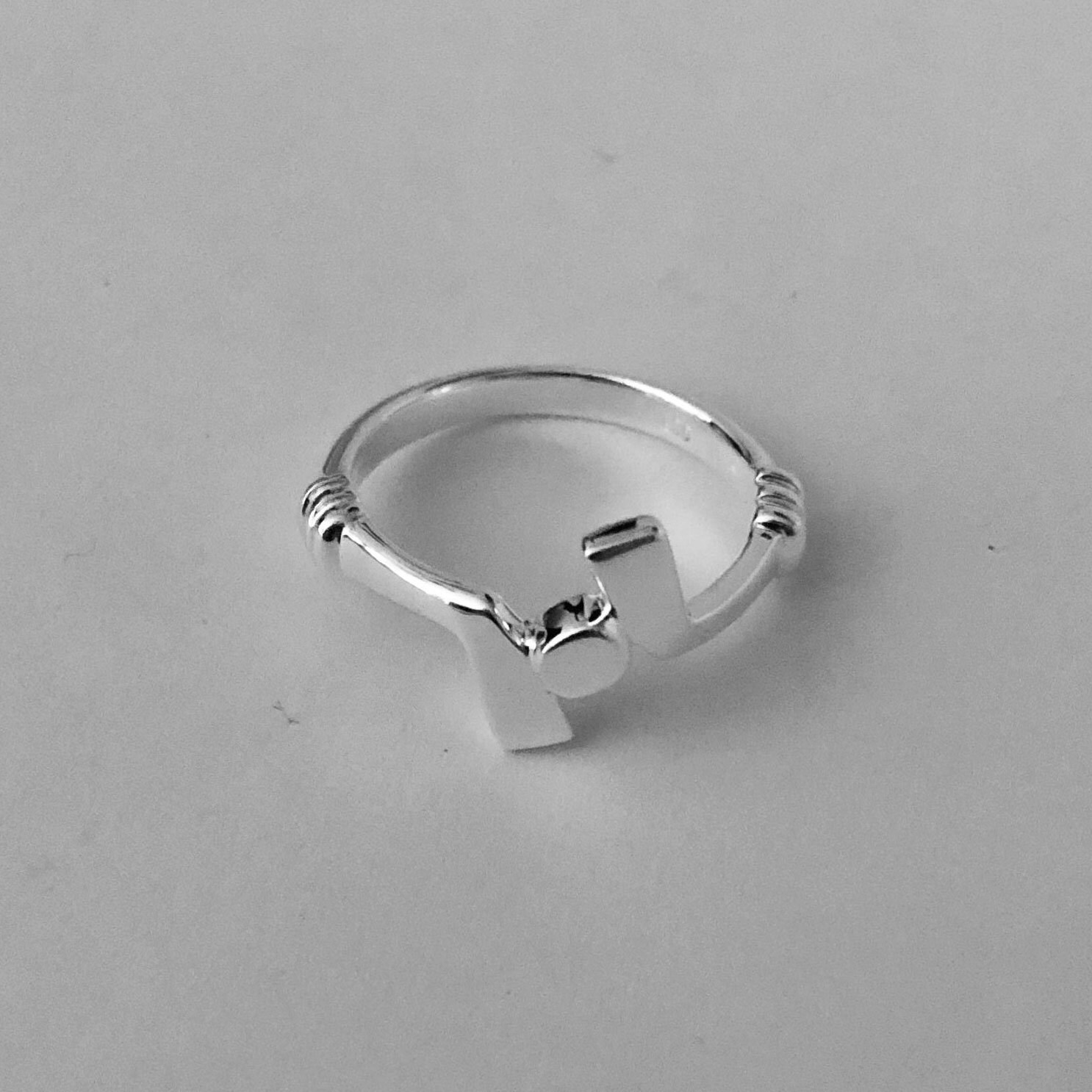 Ice Hockey Ring Sterling Silver With Hockey Puck - Etsy