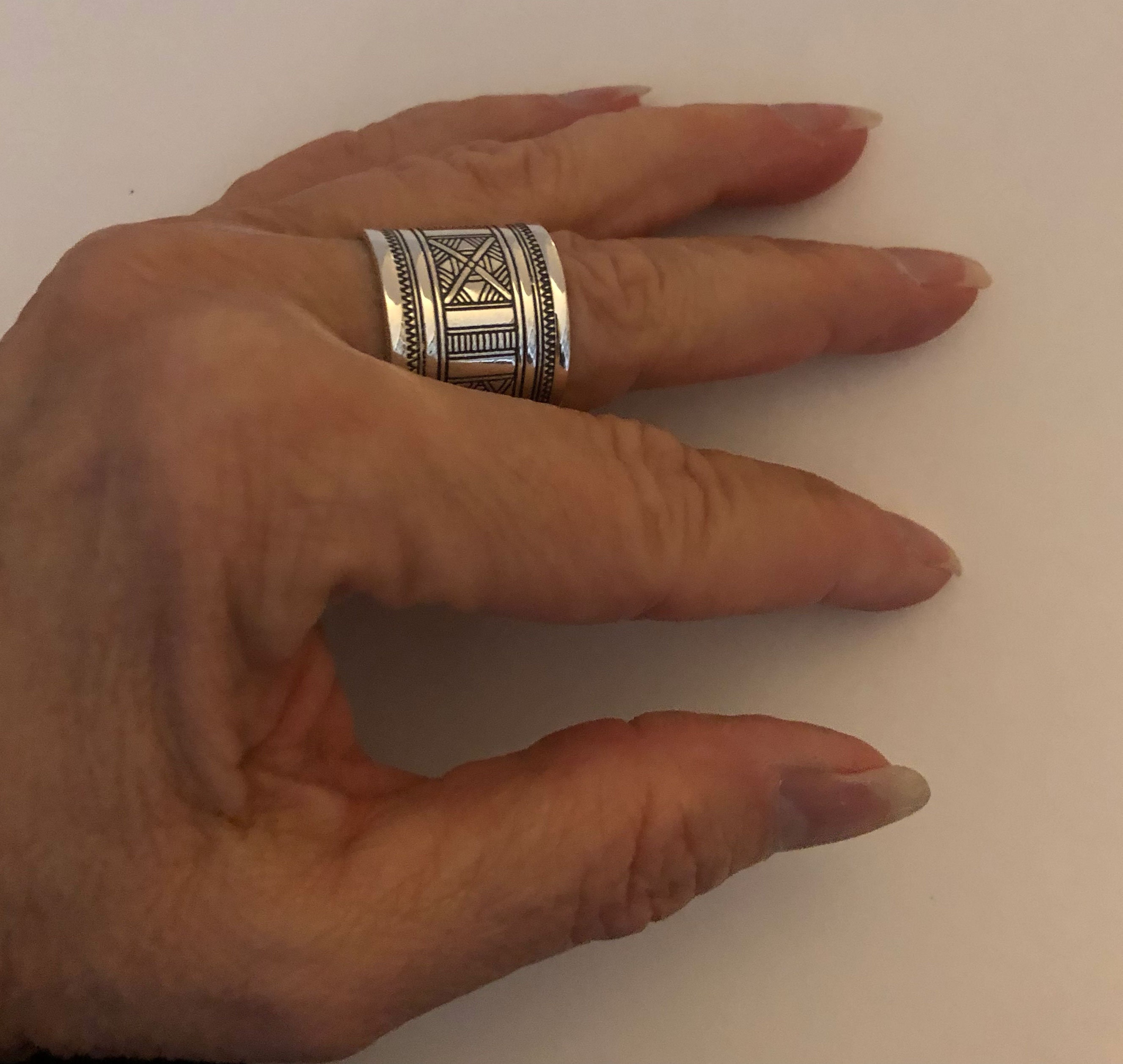 Sterling Silver Cigar Ring Ring Style R-1 - Etsy