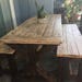 Rustic Patio Table, Rustic Dining Table, Rustic Table, Outdoor Furniture, Reclaimed Wood Table ...