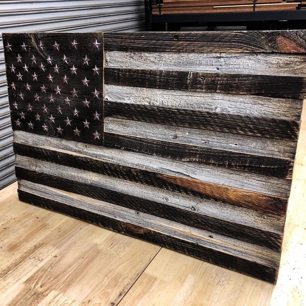 Rustic Flag - Etsy