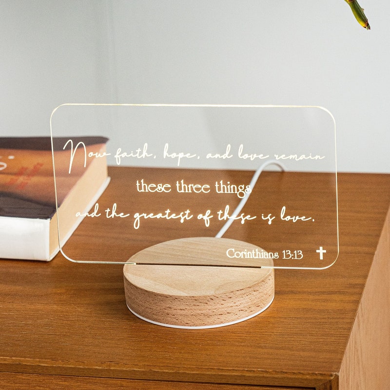 Bible Verse Plaque - Etsy
