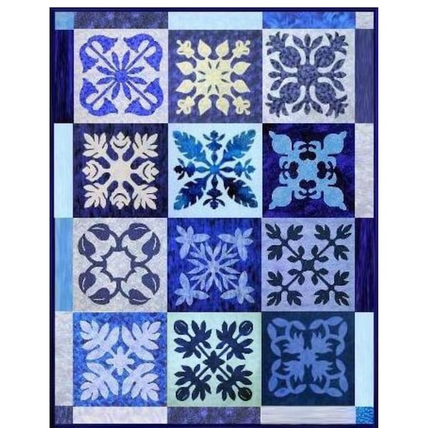 Pohihihi Hawaiian Quilt Pdf Pattern - Etsy