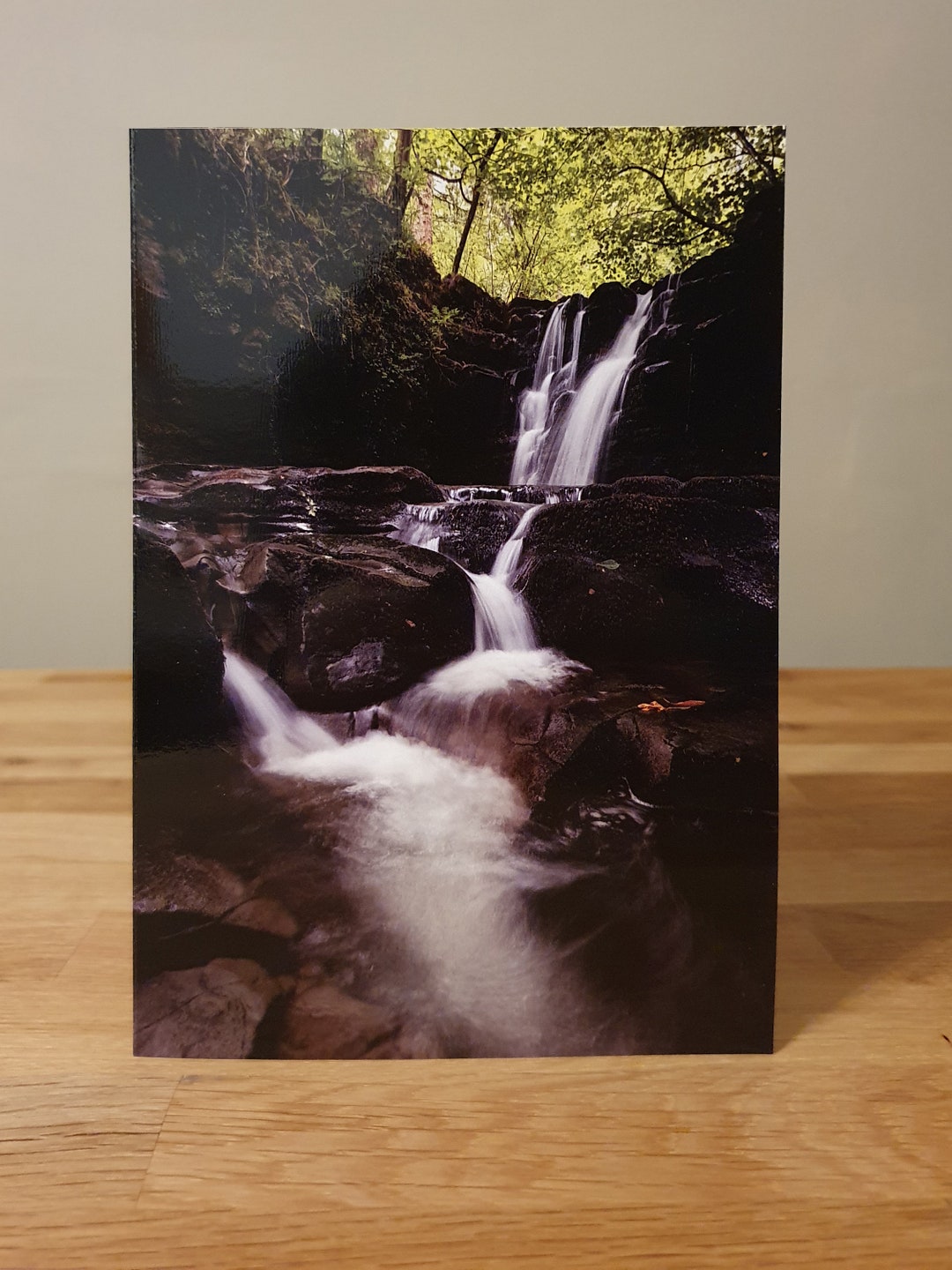 Ffrwdgrech Waterfall Greetings Card - Etsy